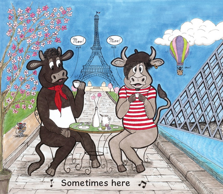 The Cows Go Moo! | Hardcover Children's Rhyming Picture Book
