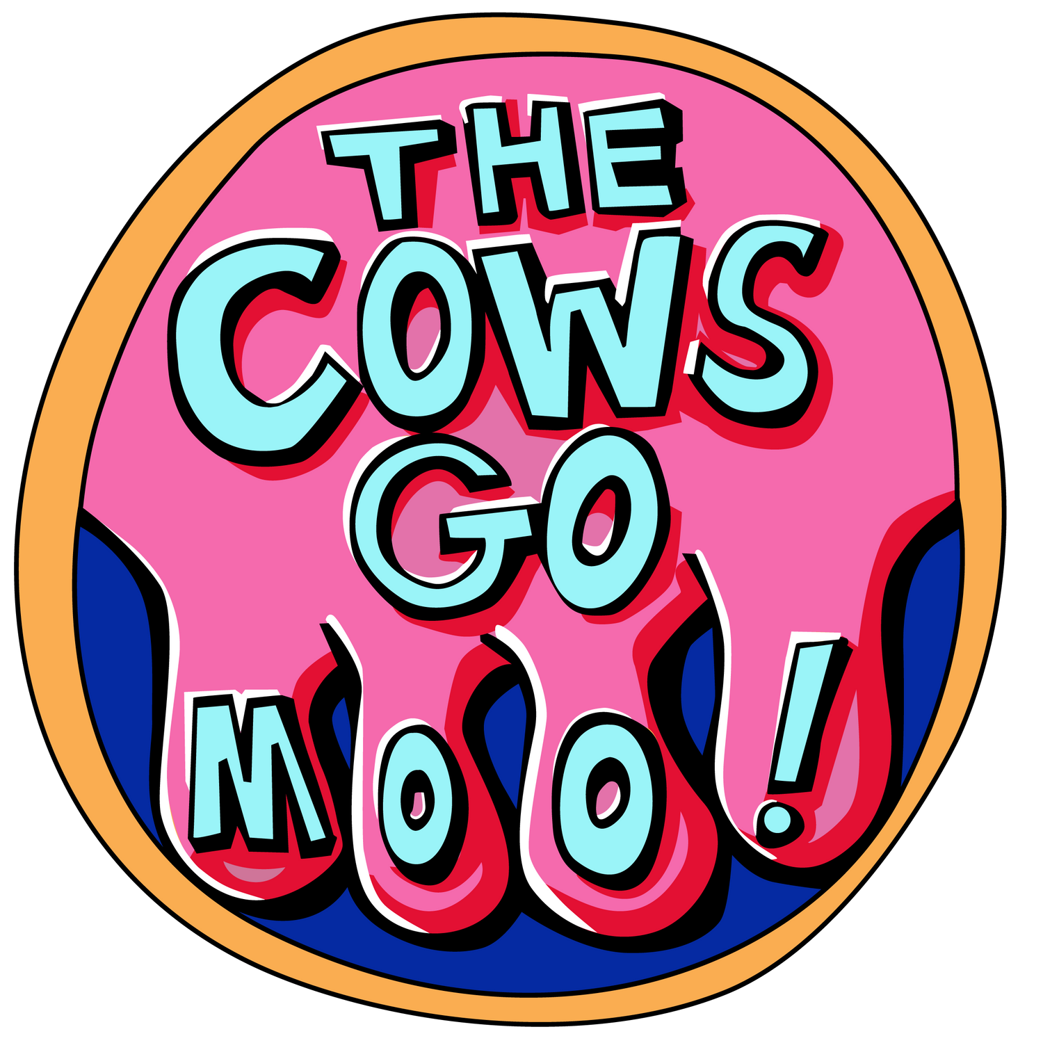 The Cows Go Moo! | Hardcover Children's Rhyming Picture Book