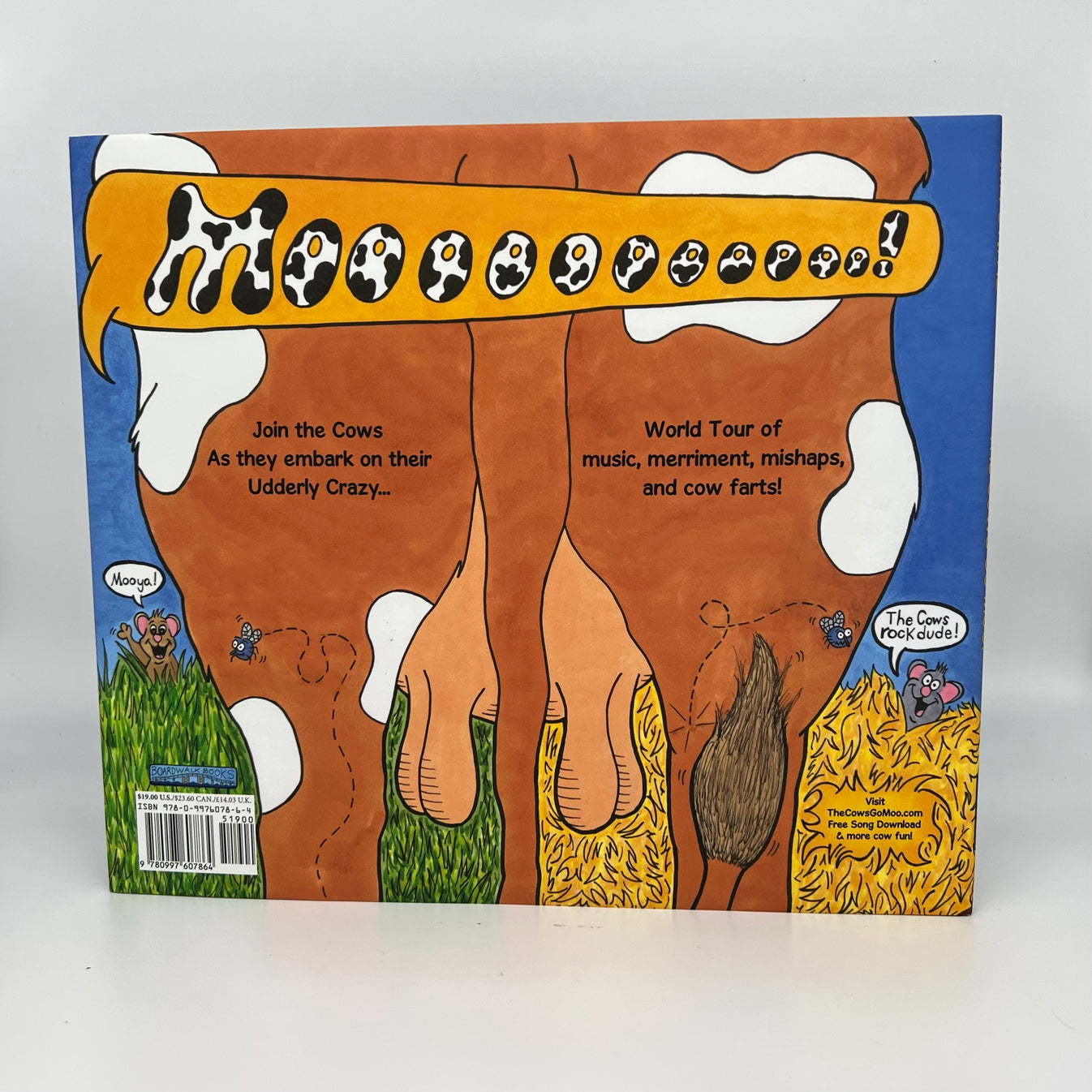The Cows Go Moo! | Hardcover Children's Rhyming Picture Book