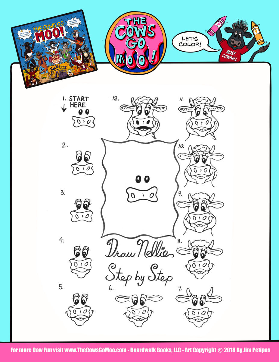 The Cows Go Moo Draw Nellie – The Cows Go Moo!